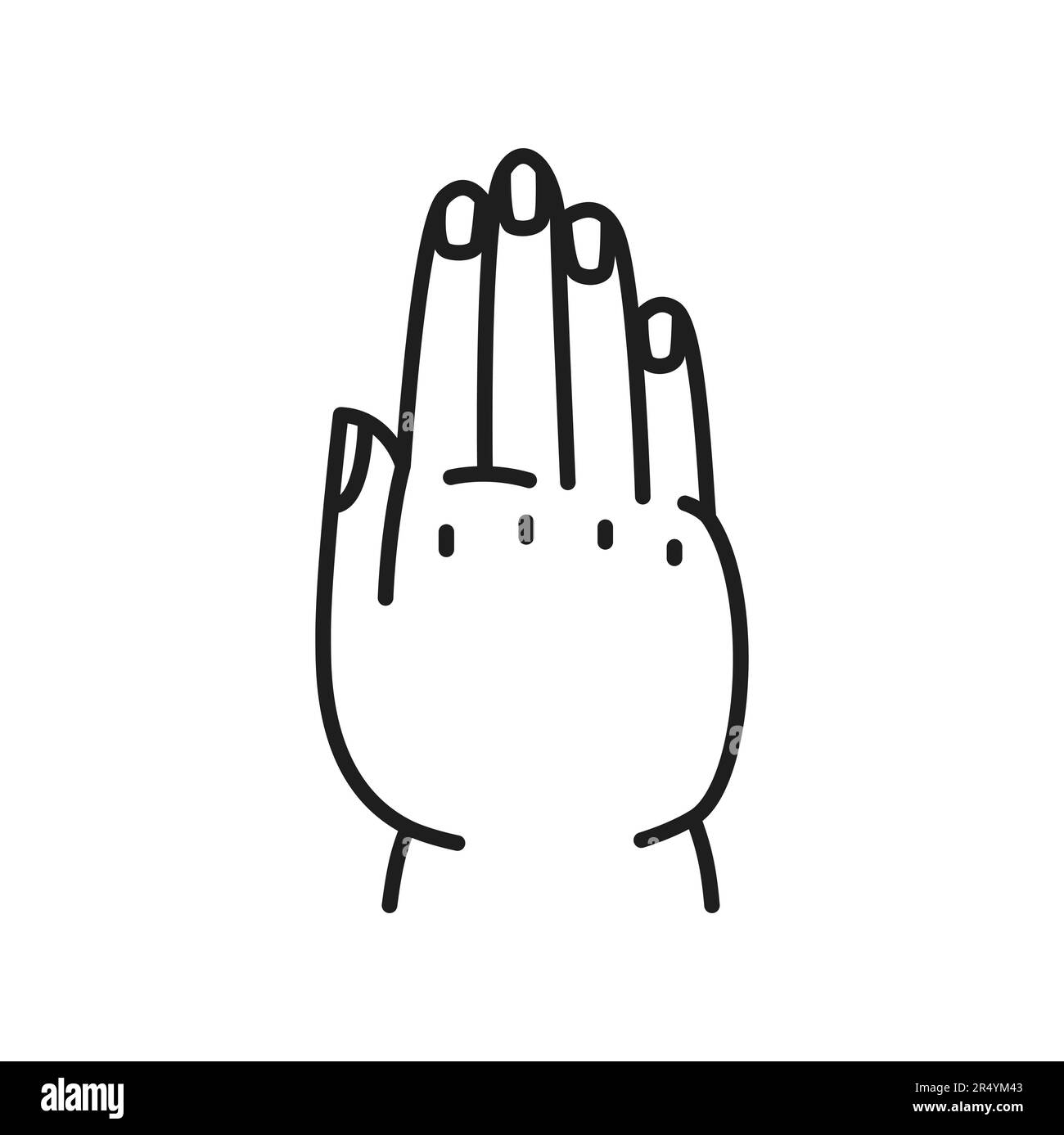 Edema hand Stock Vector Images - Alamy