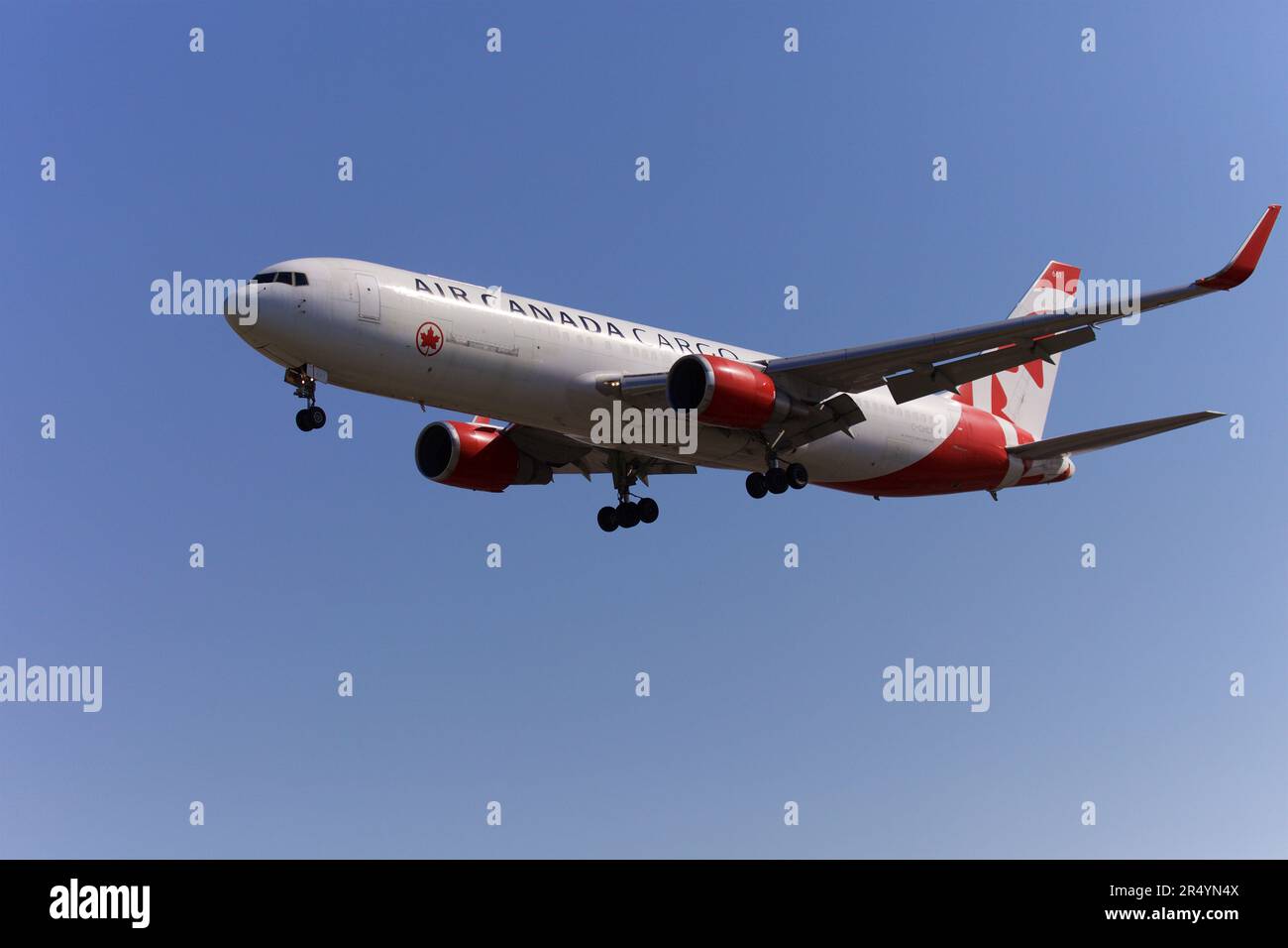 Air Canada Cargo Boeing 767 Landing at Pearson Airport Runway 06L Stock ...