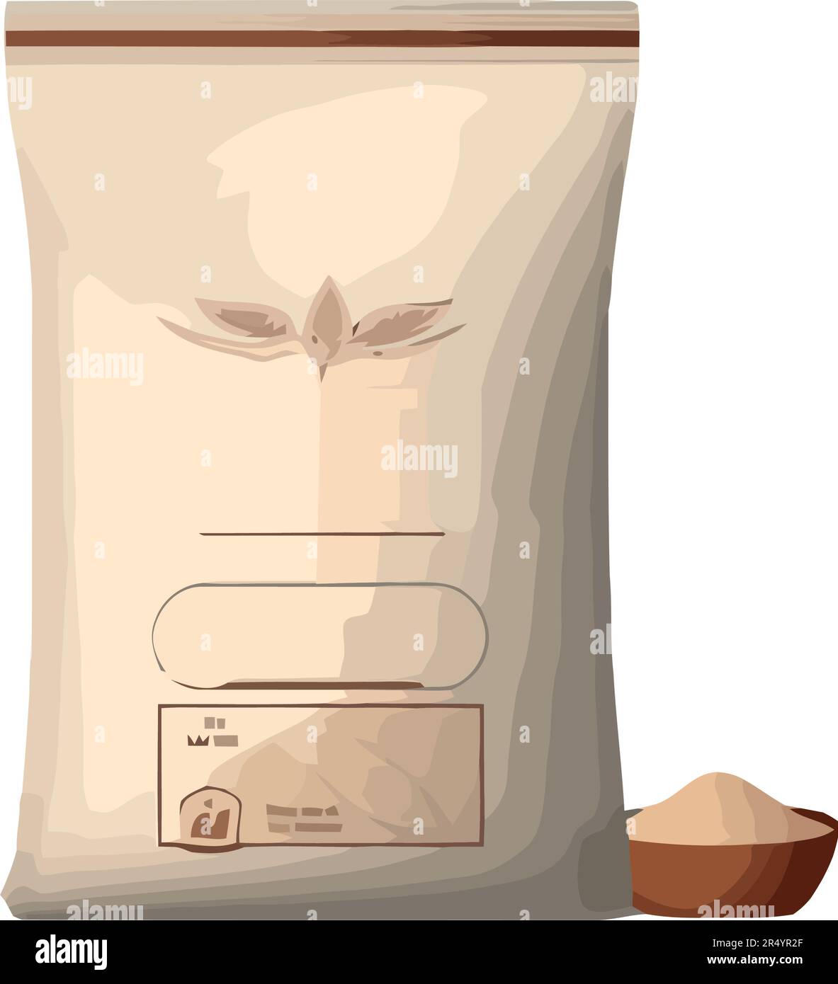 Organic flour packaging design Stock Vector Image & Art - Alamy
