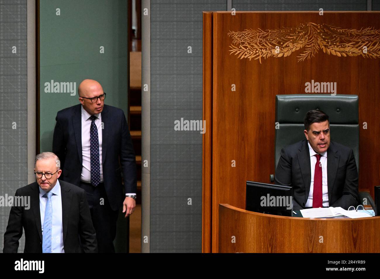 Canberra, Australia. 31st May, 2023. Australian Prime Minister Anthony ...