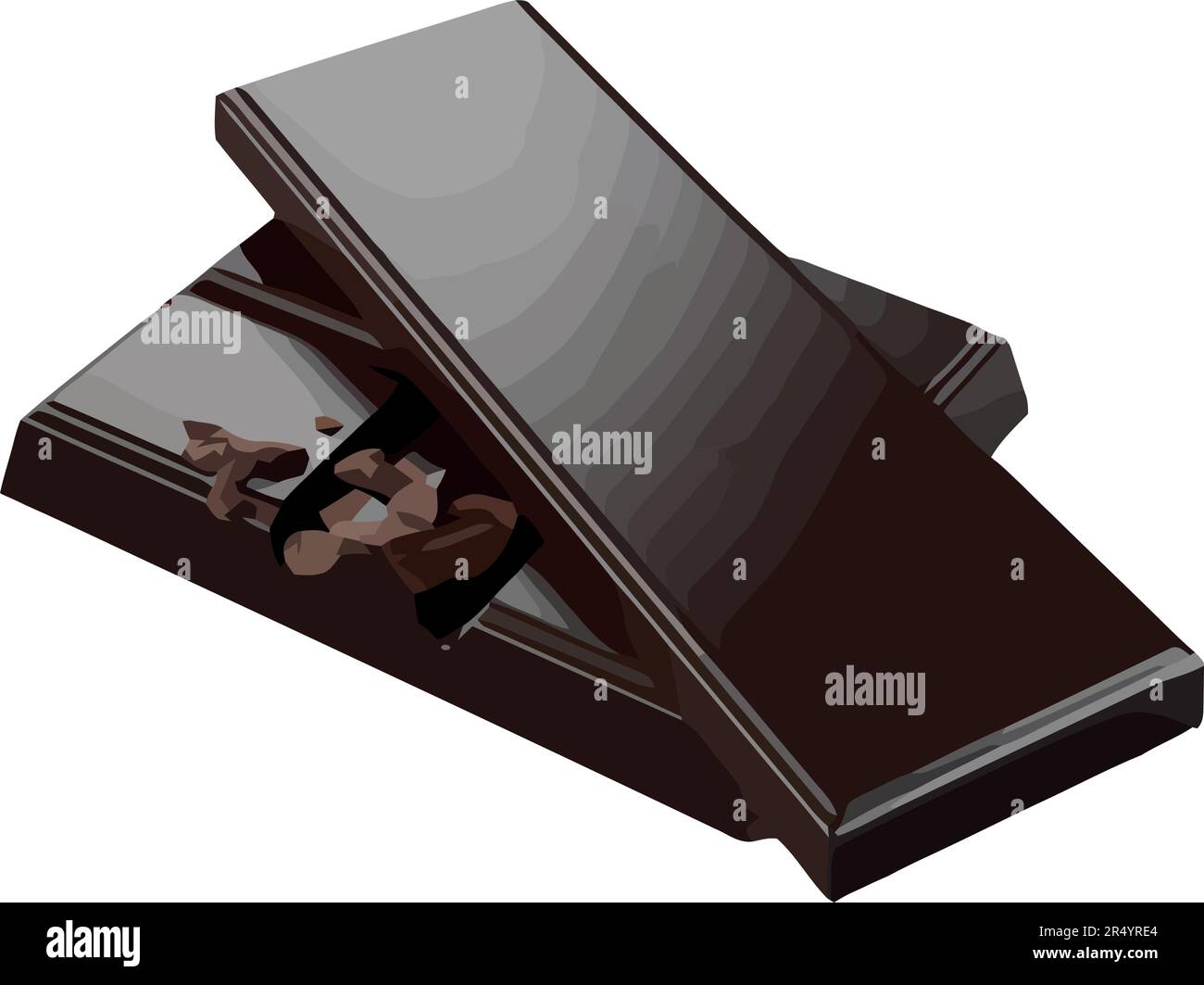 Chocolate symbol on white background illustration Stock Vector Image ...