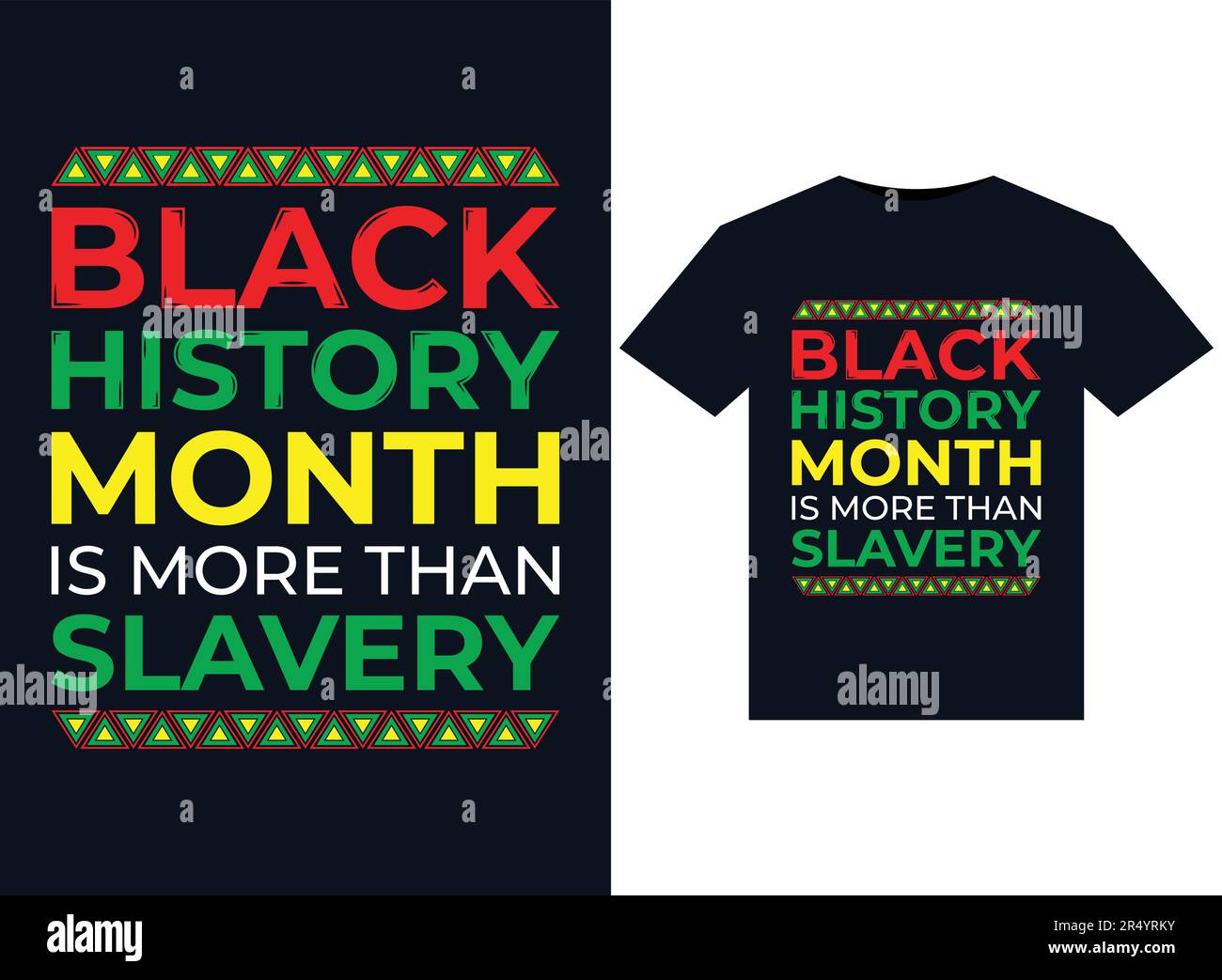 Black History Month is More Than Slavery illustrations for print-ready ...