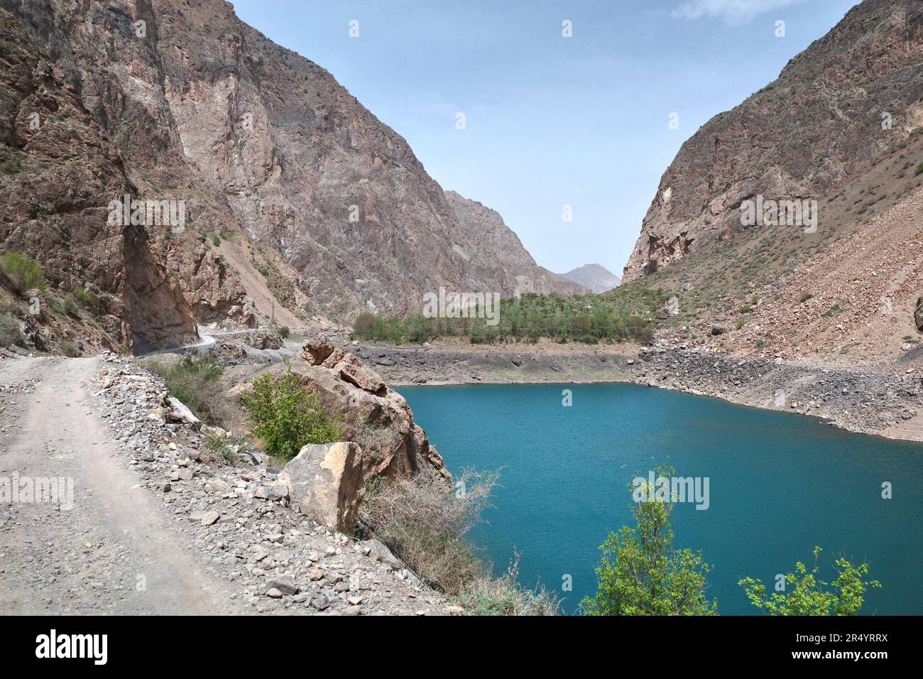 The Seven Lakes near the Uzbek border in Tajikistan Stock Photo - Alamy