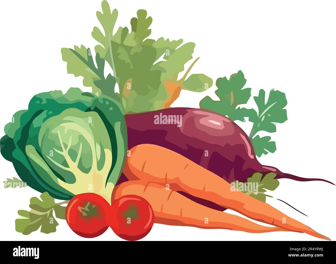 vegetables fresh nutrition food Stock Vector Image & Art - Alamy
