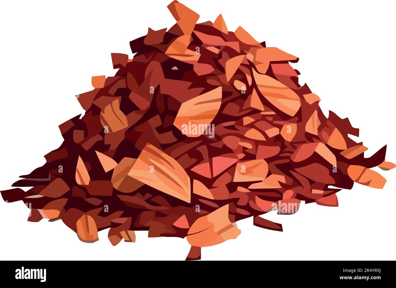Dry leaf pile backdrop Stock Vector Images - Alamy