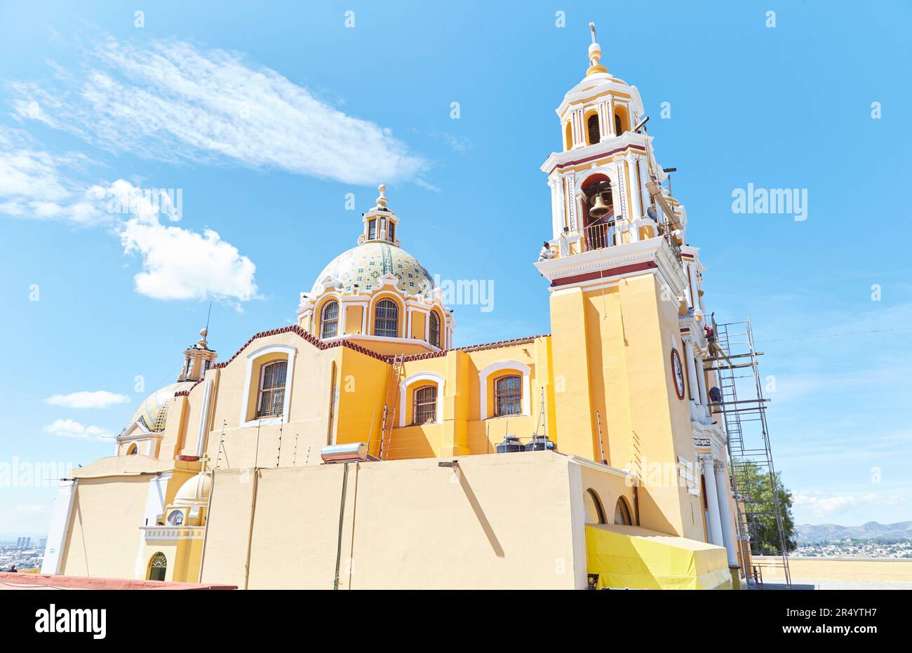 Cholula in Puebla, Mexico, is home to the largest pyramid in the world ...