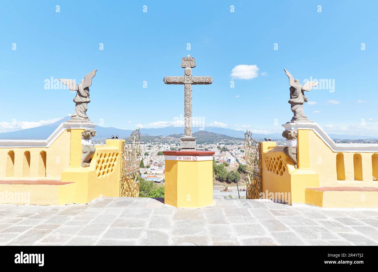 Cholula in Puebla, Mexico, is home to the largest pyramid in the world ...