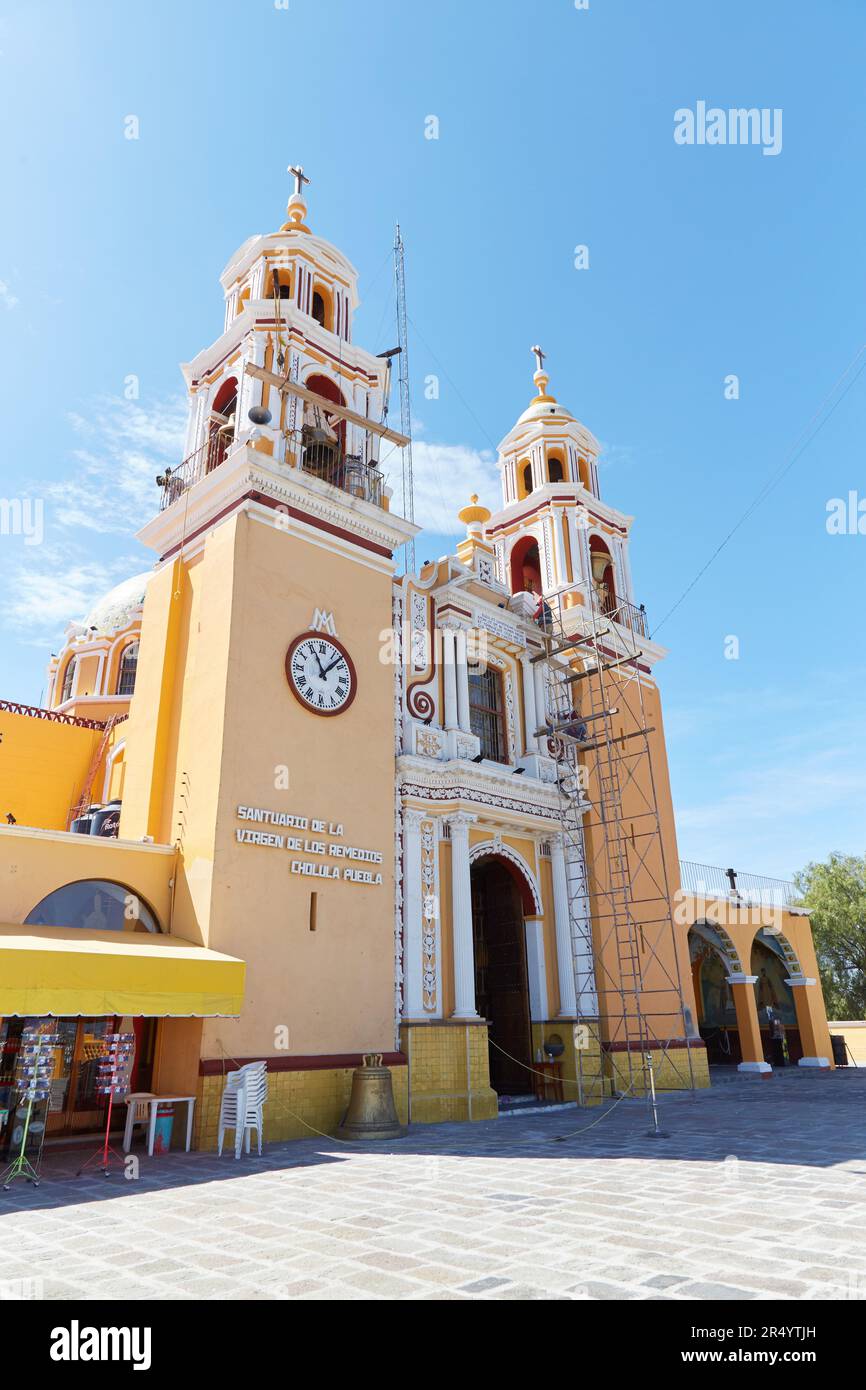 Cholula in Puebla, Mexico, is home to the largest pyramid in the world ...