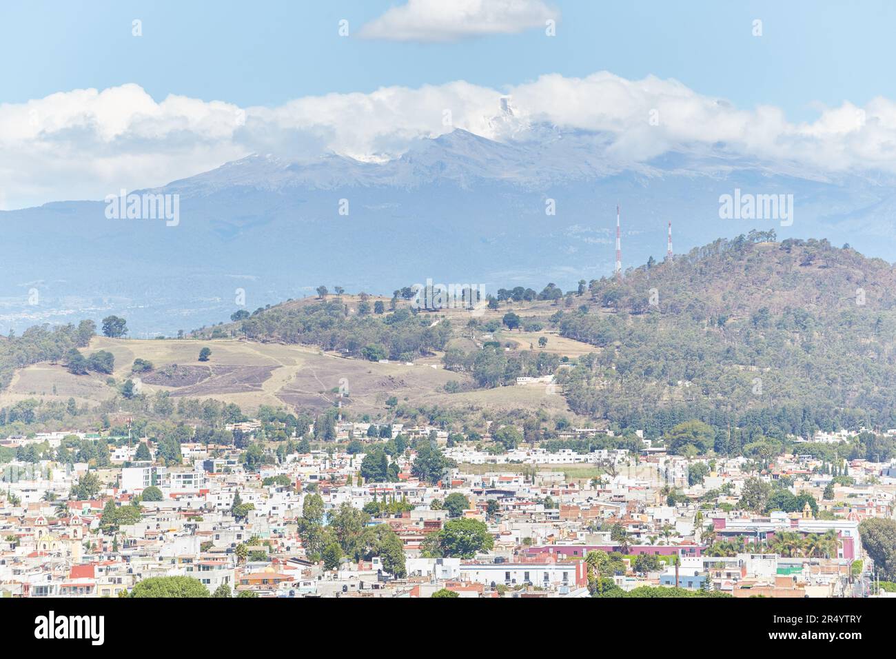 Cholula in Puebla, Mexico, is home to the largest pyramid in the world ...