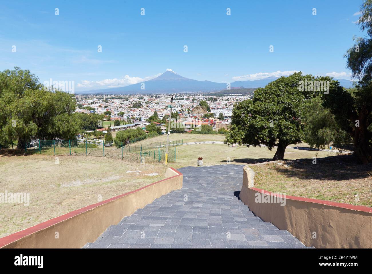 Cholula in Puebla, Mexico, is home to the largest pyramid in the world ...