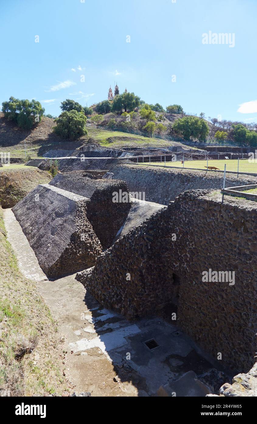 Cholula in Puebla, Mexico, is home to the largest pyramid in the world ...