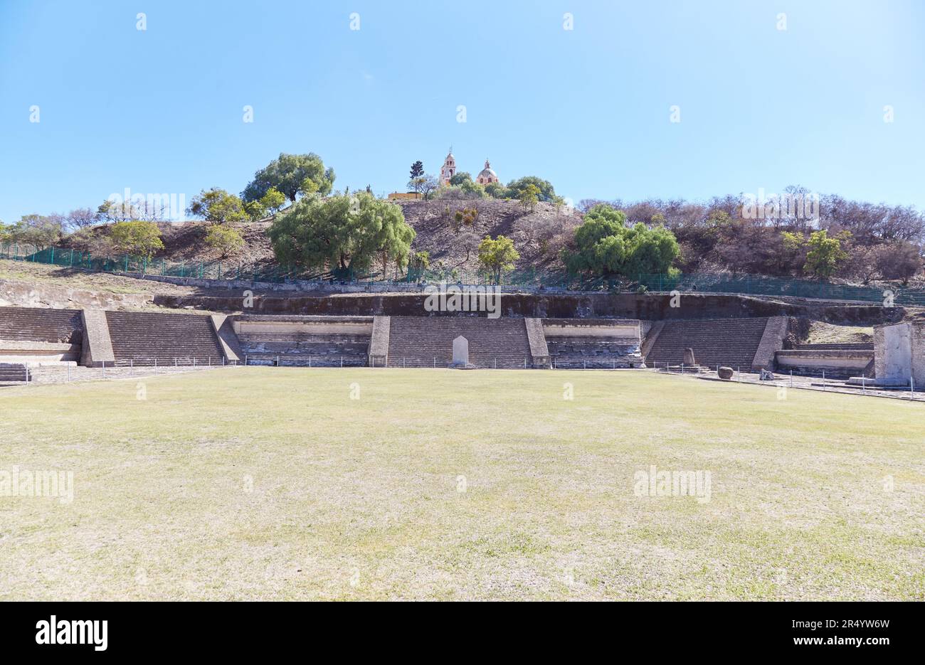 Cholula in Puebla, Mexico, is home to the largest pyramid in the world ...
