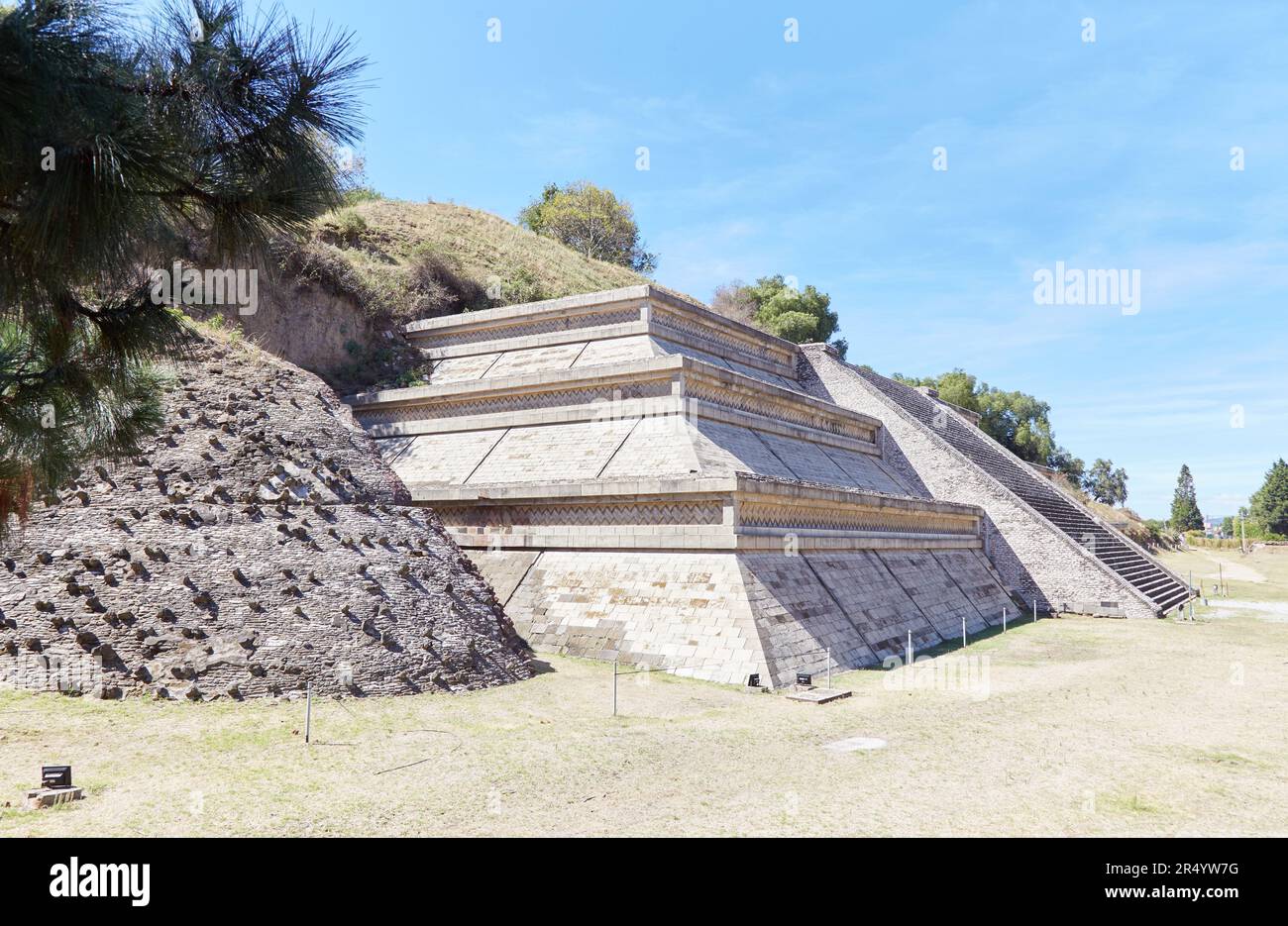 Cholula in Puebla, Mexico, is home to the largest pyramid in the world ...