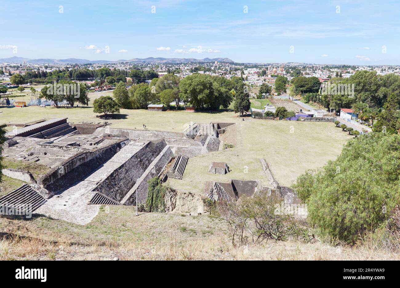 Cholula in Puebla, Mexico, is home to the largest pyramid in the world ...