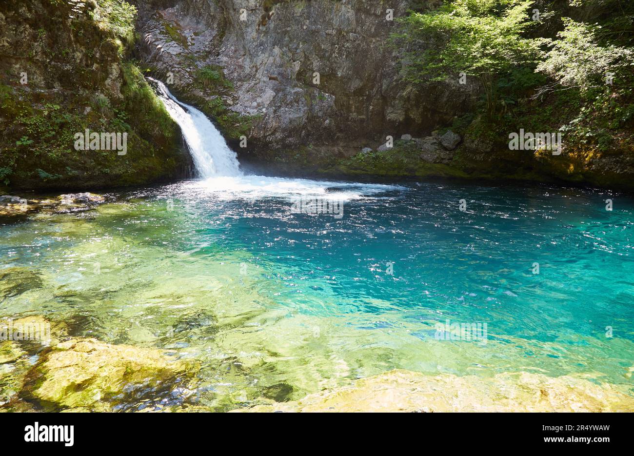 The scenic hike to Theth Waterfall and the Blue Eye spring in Theth ...