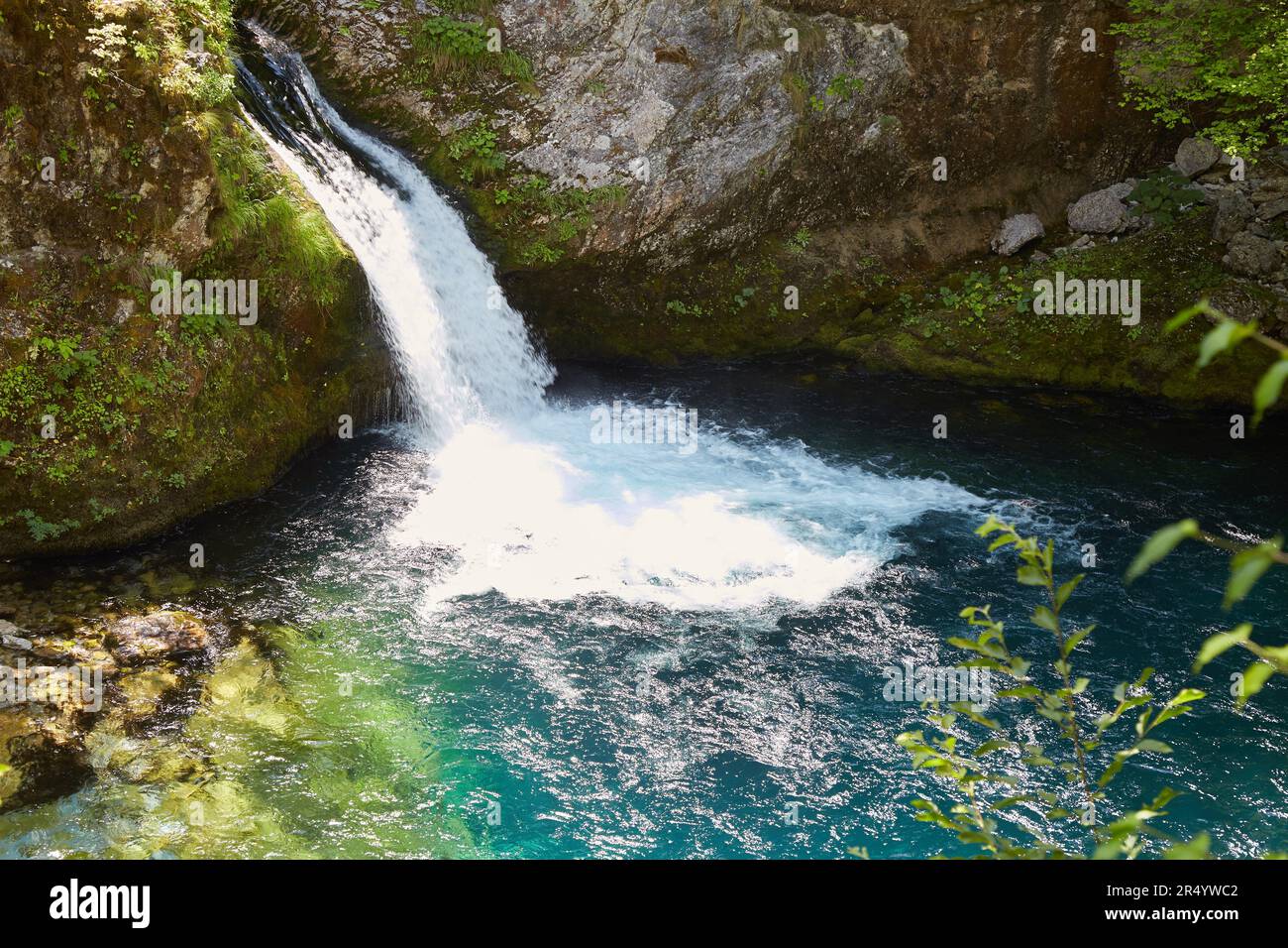 The scenic hike to Theth Waterfall and the Blue Eye spring in Theth ...
