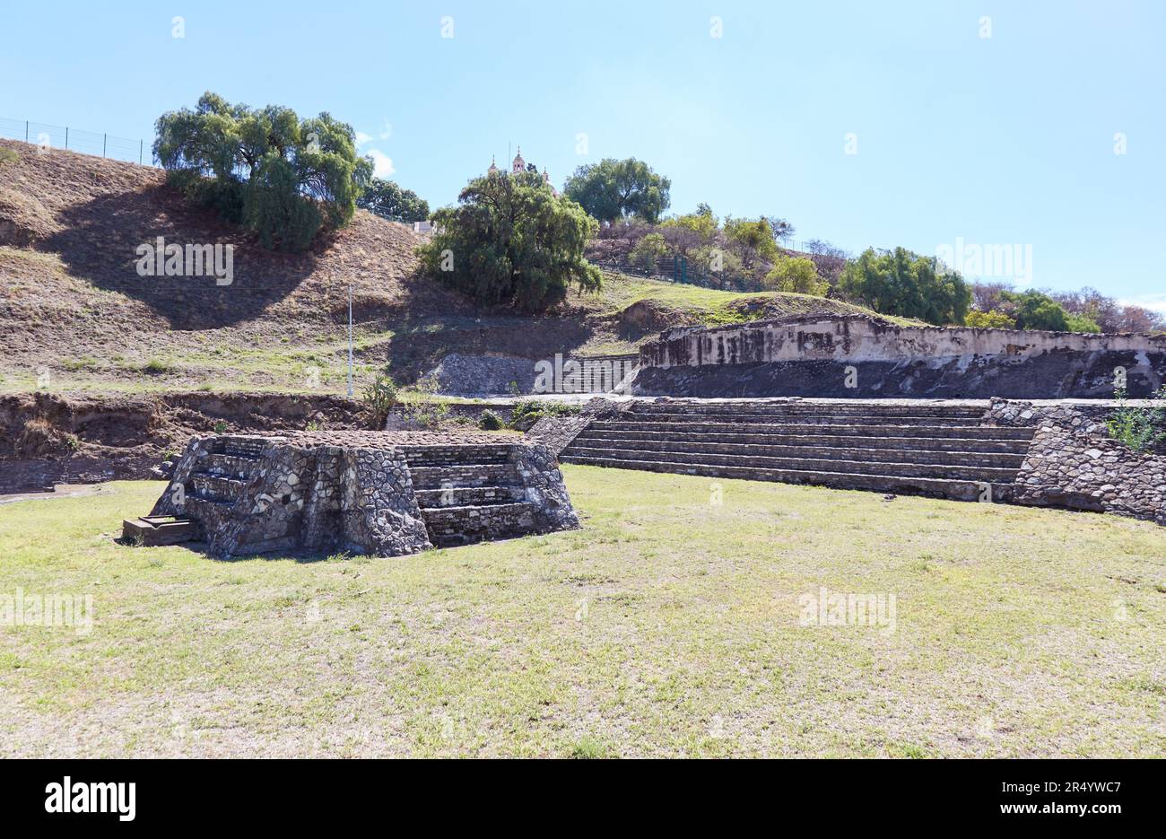 Cholula in Puebla, Mexico, is home to the largest pyramid in the world ...