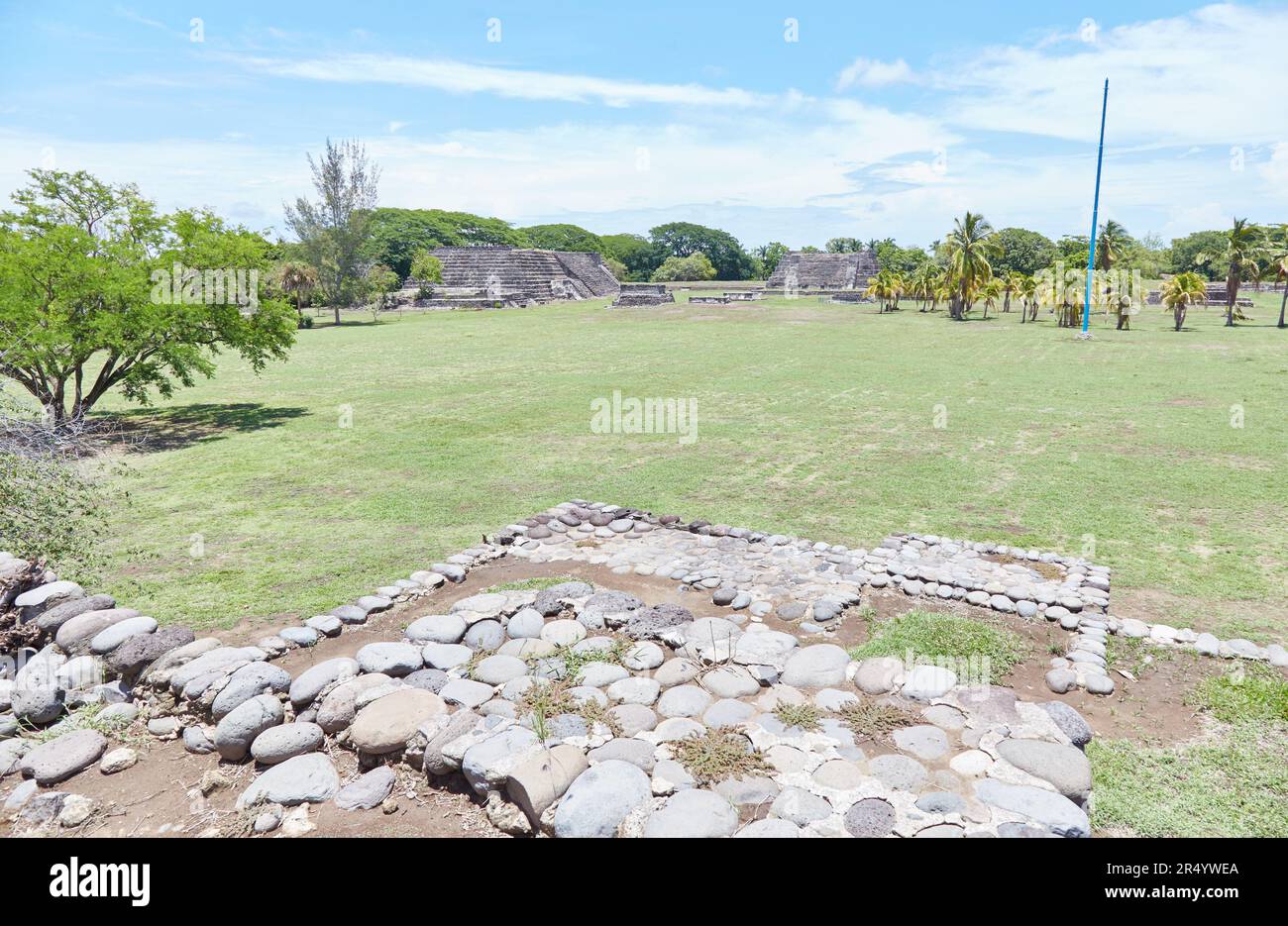 The Totonac ruins of Cempoala, Veracruz, Mexico, once visited by Hernan ...