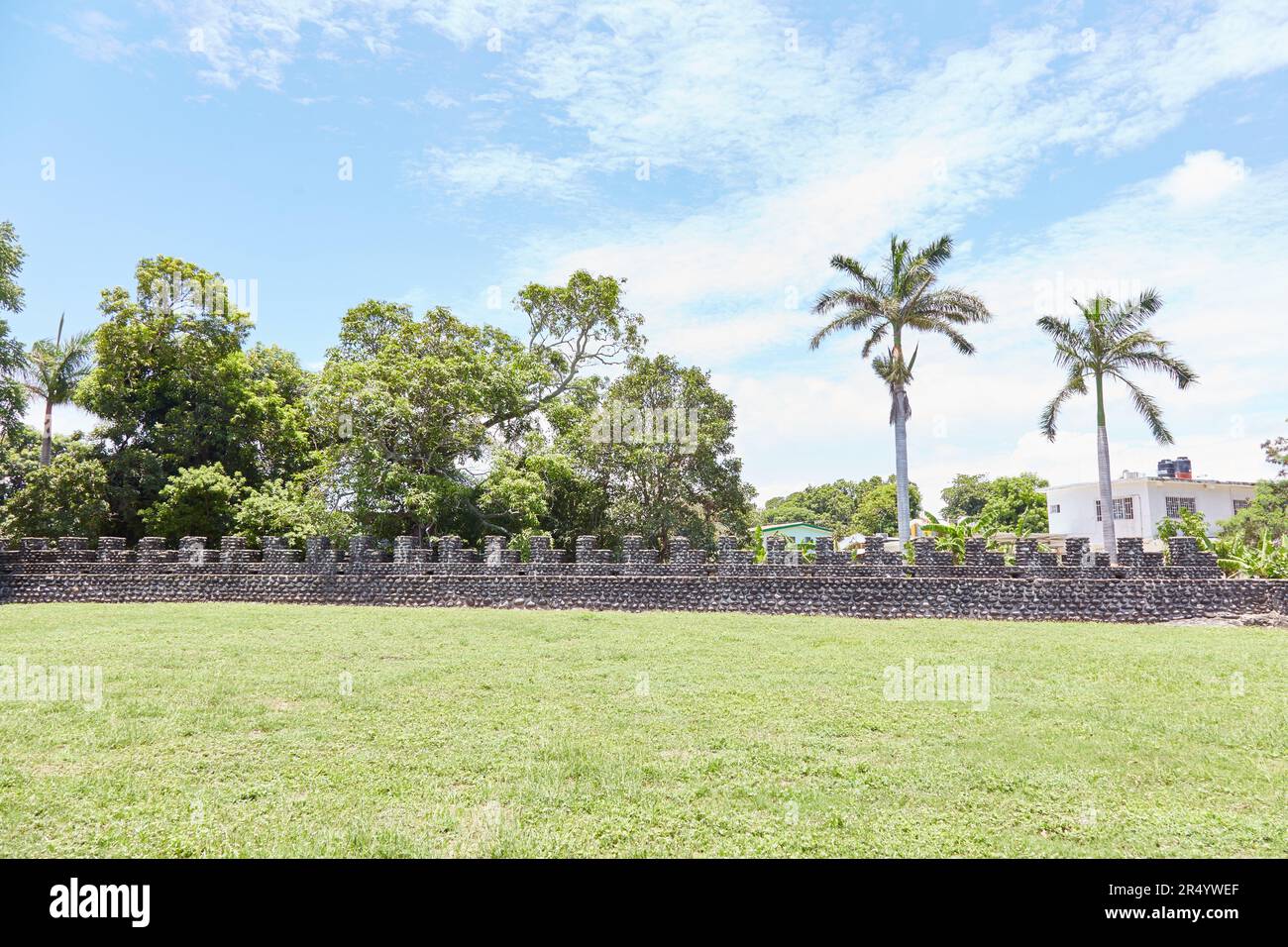 The Totonac ruins of Cempoala, Veracruz, Mexico, once visited by Hernan ...