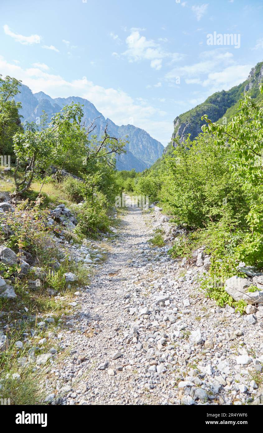 The scenic hike to Theth Waterfall and the Blue Eye spring in Theth ...