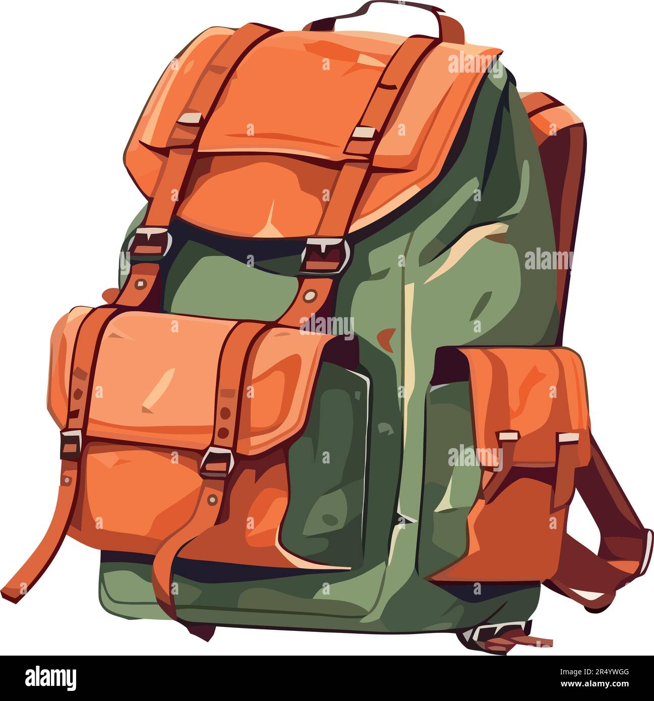 backpack symbolizes adventure and exploration Stock Vector Image & Art ...