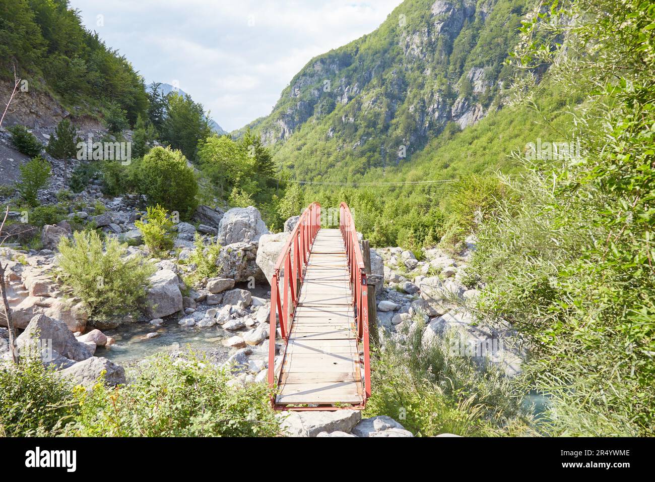 The scenic hike to Theth Waterfall and the Blue Eye spring in Theth ...