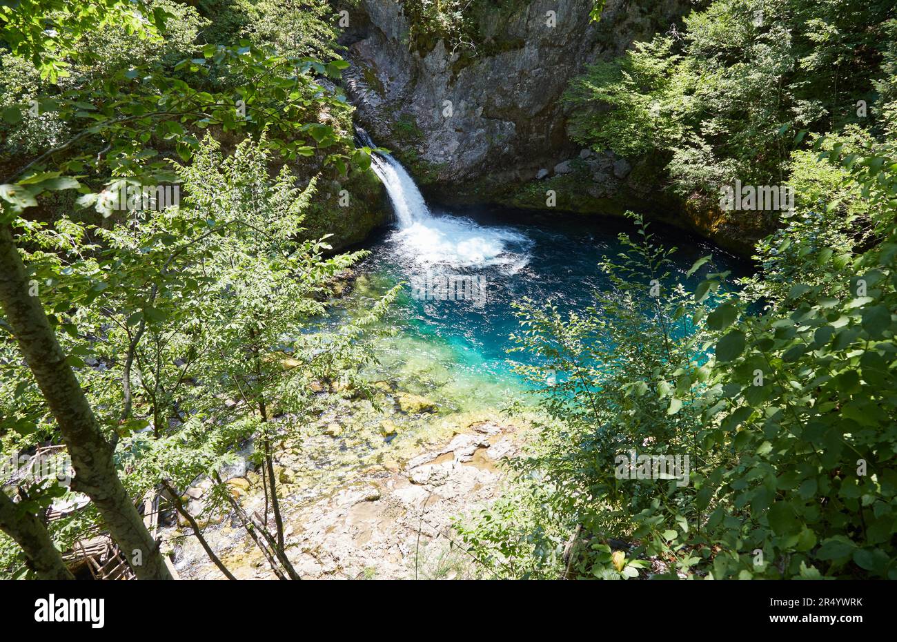 The scenic hike to Theth Waterfall and the Blue Eye spring in Theth ...