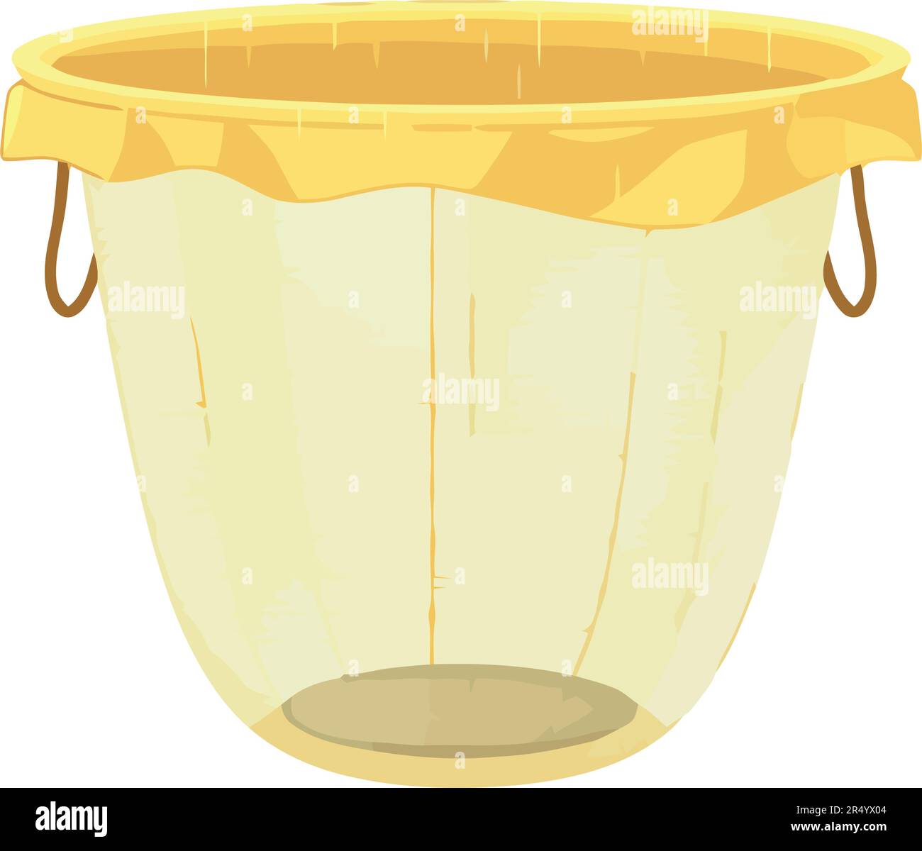 Yellow bucket with handle Stock Vector Image & Art - Alamy