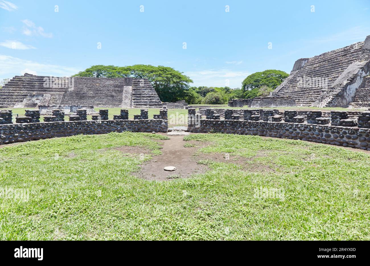 The Totonac ruins of Cempoala, Veracruz, Mexico, once visited by Hernan ...