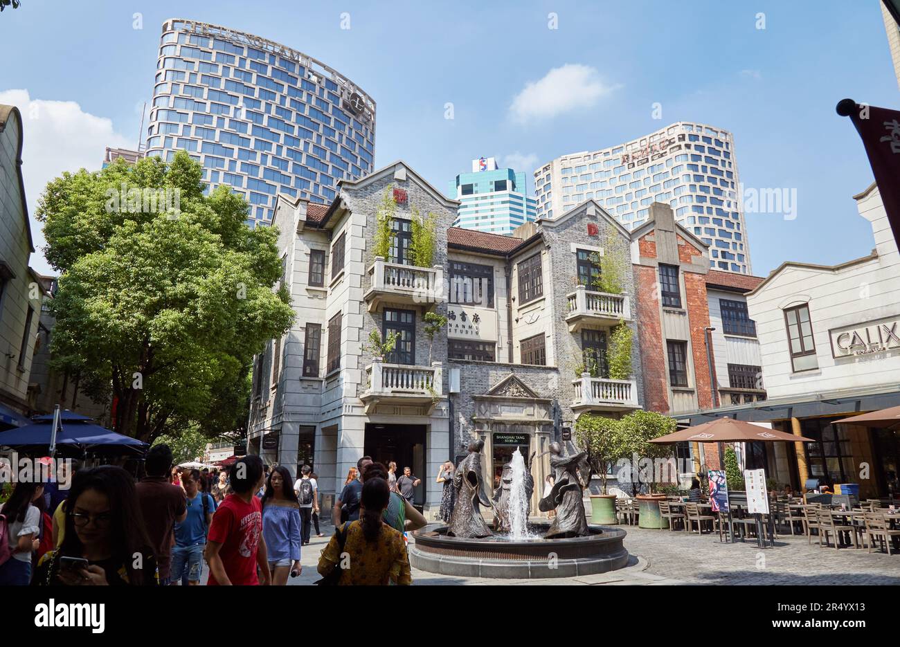 Shanghai's Xintiandi district, home to many 19th century Shikumen ...
