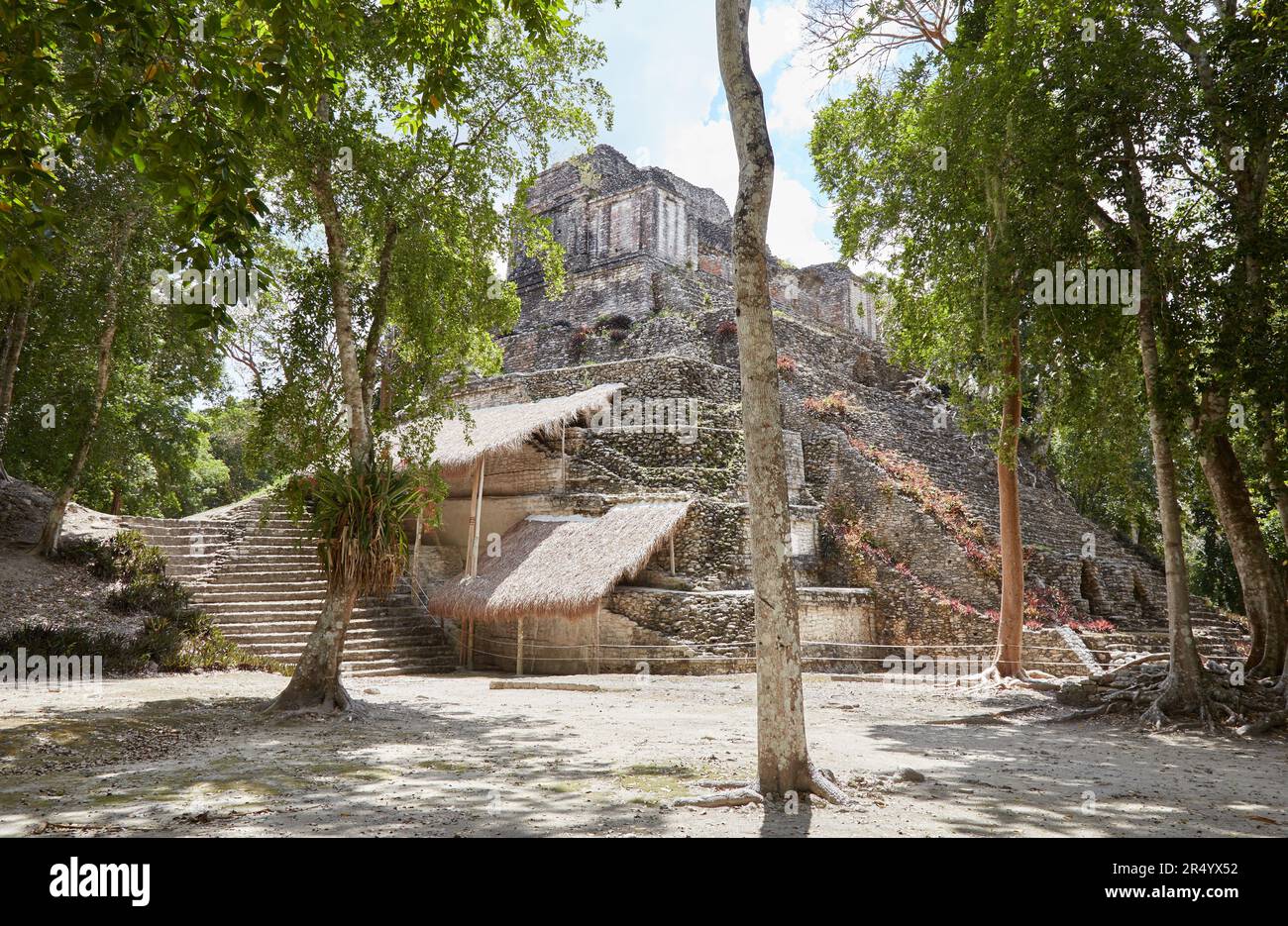 The overlooked Mayan ruins of Dzibanche in Quintana Roo, Mexico Stock ...