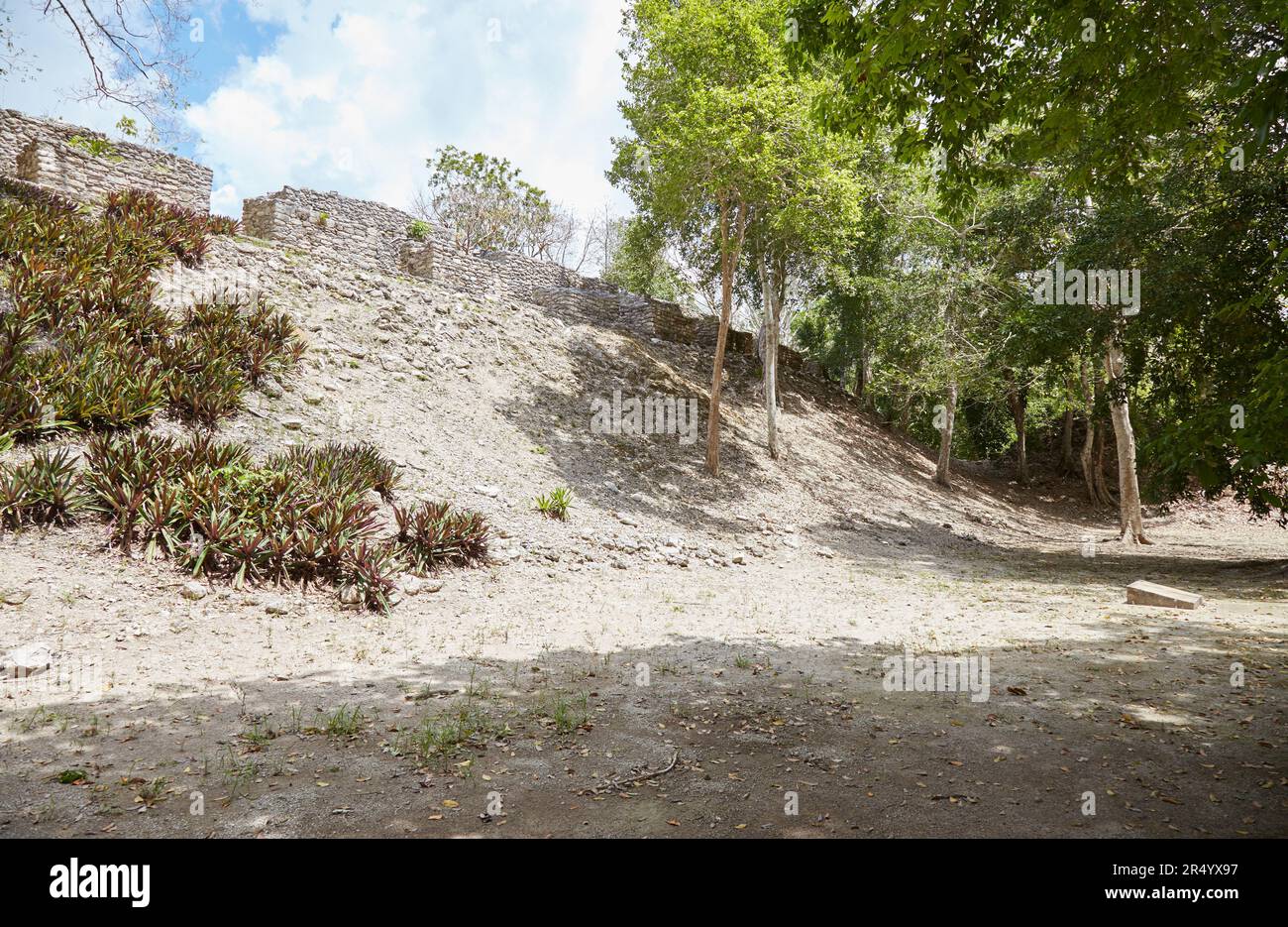 The overlooked Mayan ruins of Dzibanche in Quintana Roo, Mexico Stock ...
