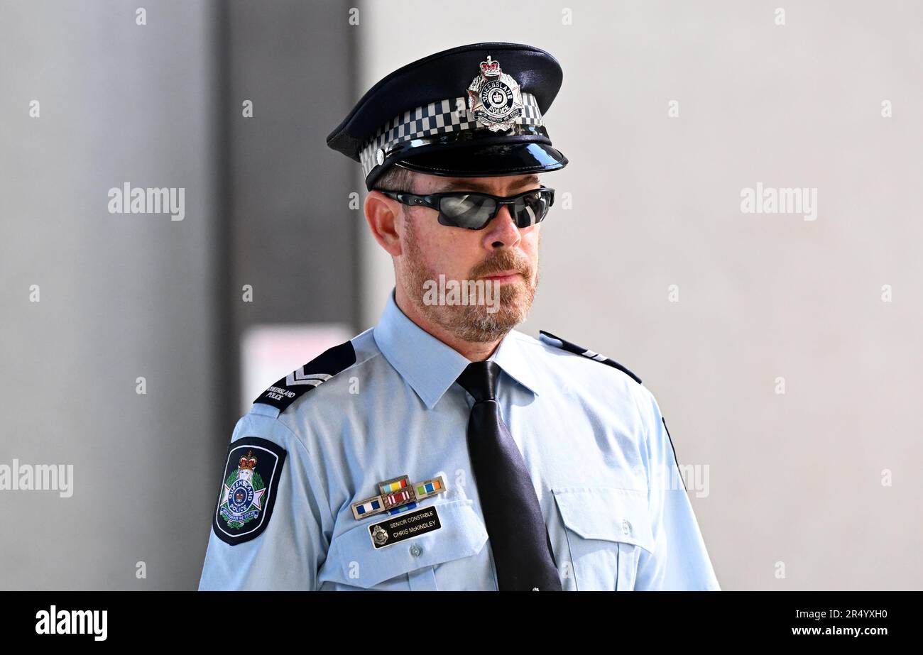Brisbane, Australia. 31st May, 2023. Witness, Senior Constable ...