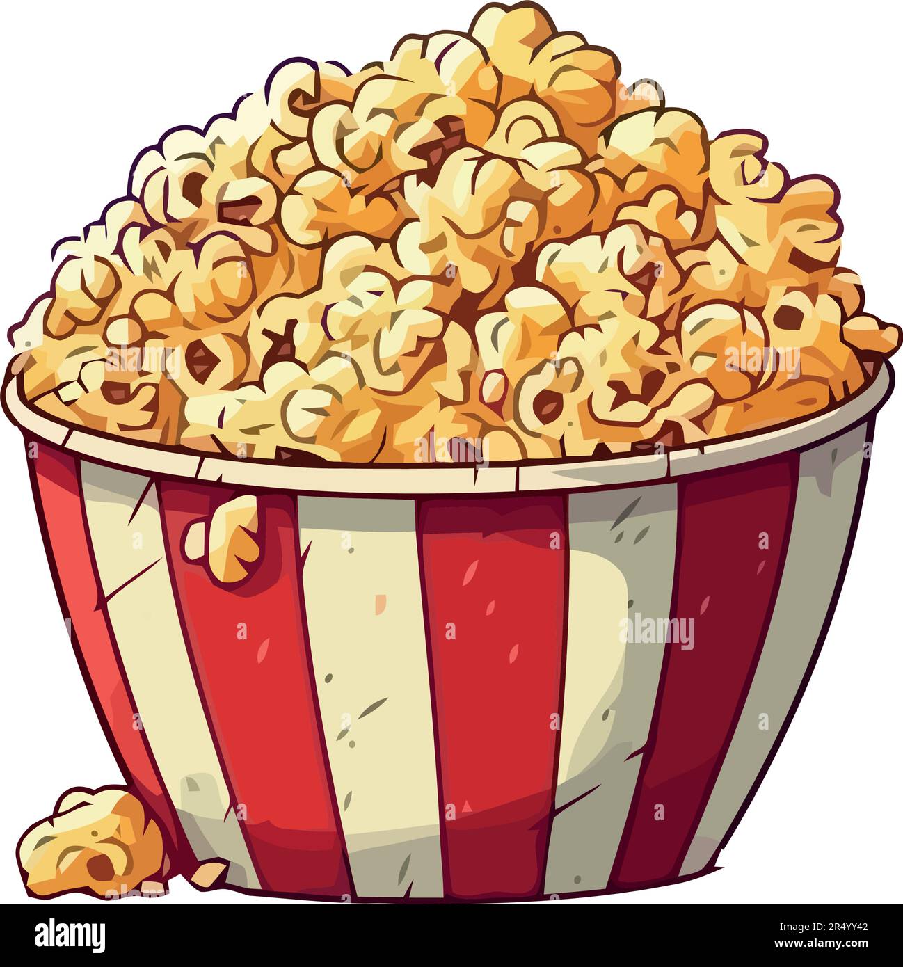Bowl Of Popcorn Clip Art