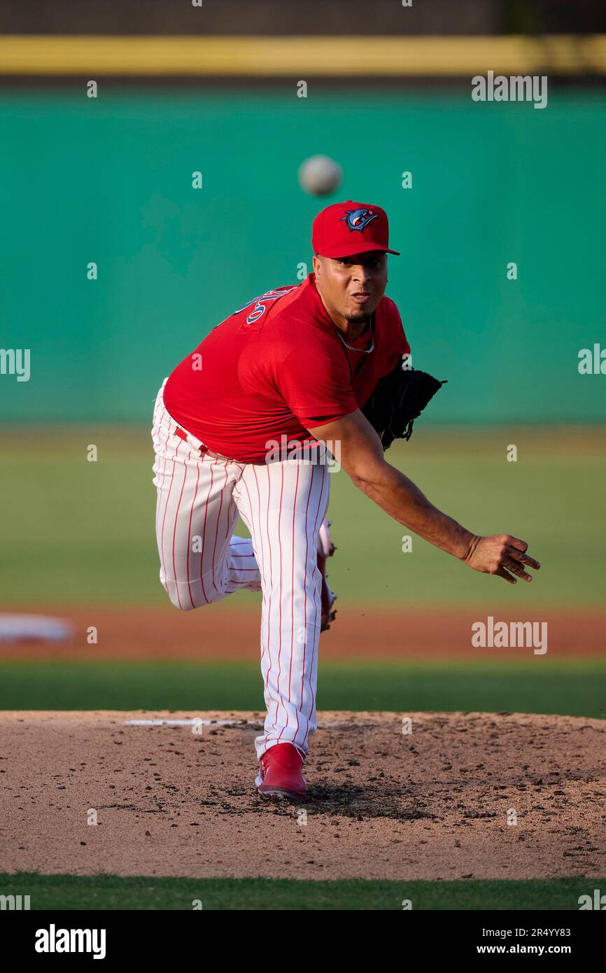 Clearwater Threshers pitcher Starlyn Castillo (18) during an MiLB ...