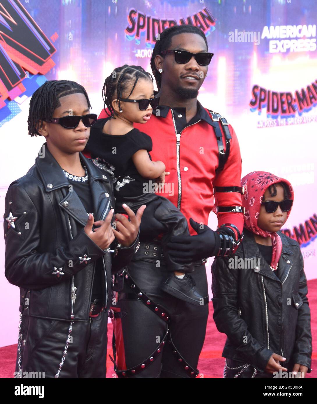 Los Angeles, California, USA 30th May 2023 Rapper Offset and children ...