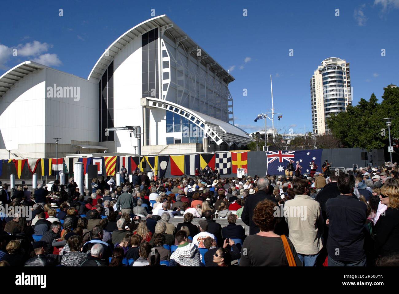 Atmosphere The official ceremony to unveil three new panels on the ...