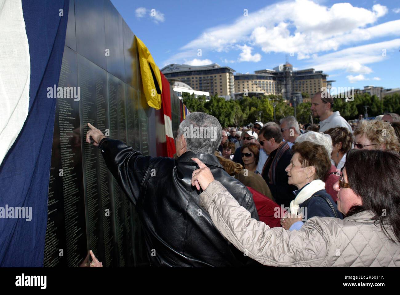 Atmosphere The official ceremony to unveil three new panels on the ...