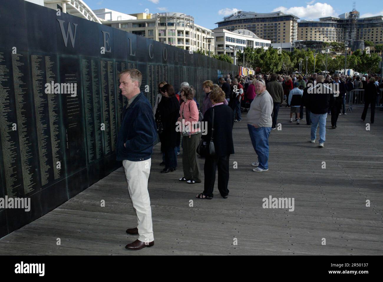 Atmosphere The official ceremony to unveil three new panels on the ...