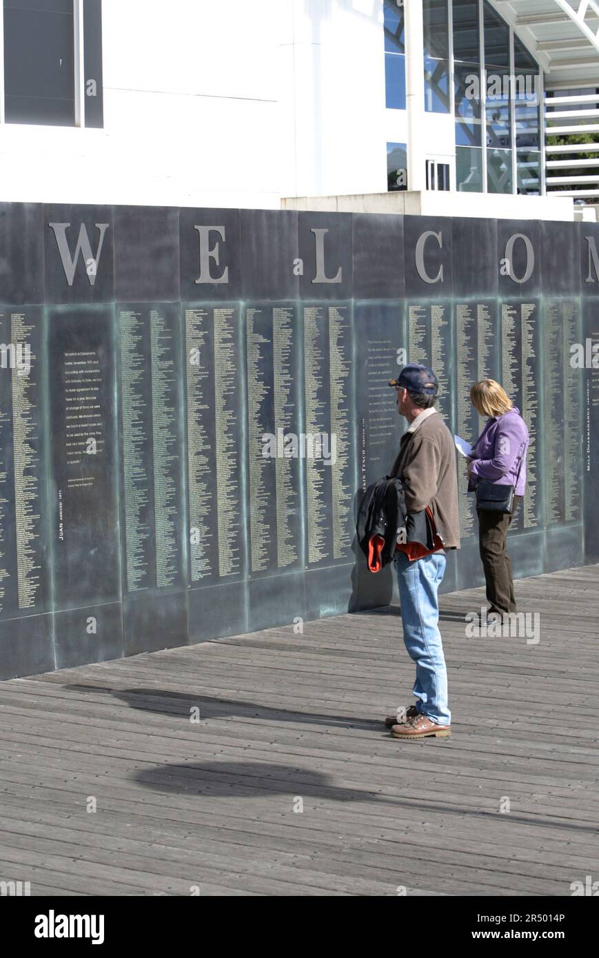 Atmosphere The official ceremony to unveil three new panels on the ...