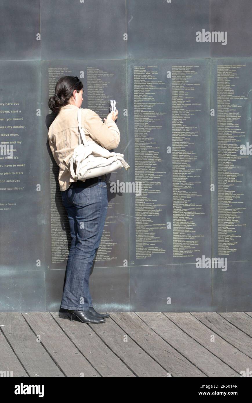 Atmosphere The official ceremony to unveil three new panels on the ...