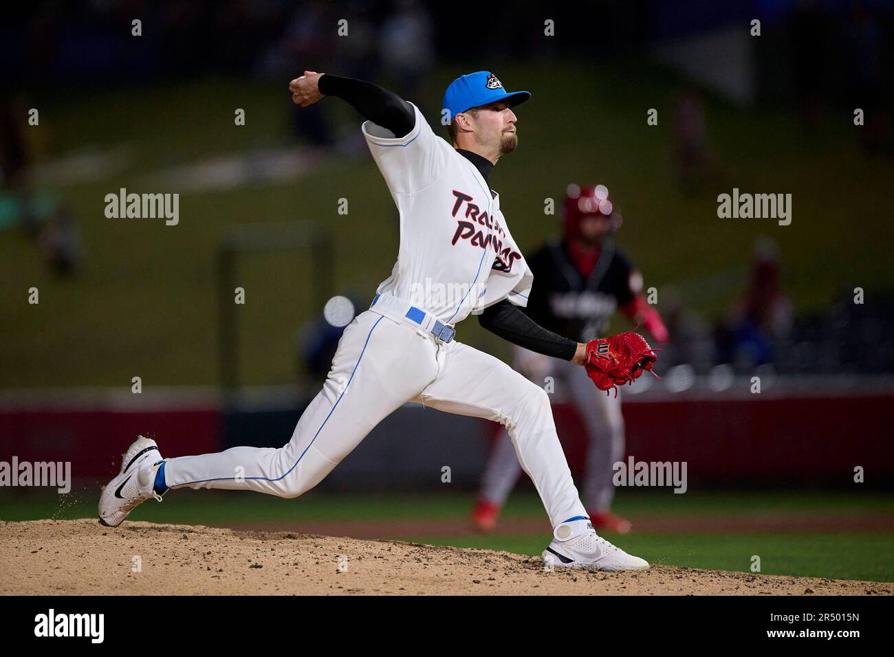 Rocket City Trash Pandas pitcher Luke Murphy (50) during an MiLB ...