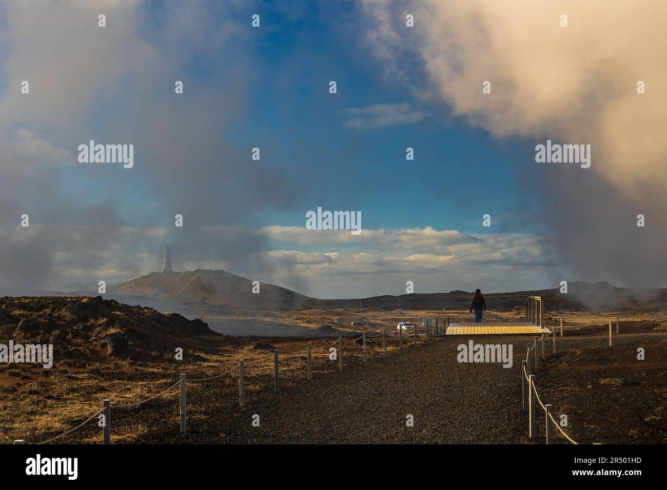Geothermal industry is very important for the energy of iceland Stock ...