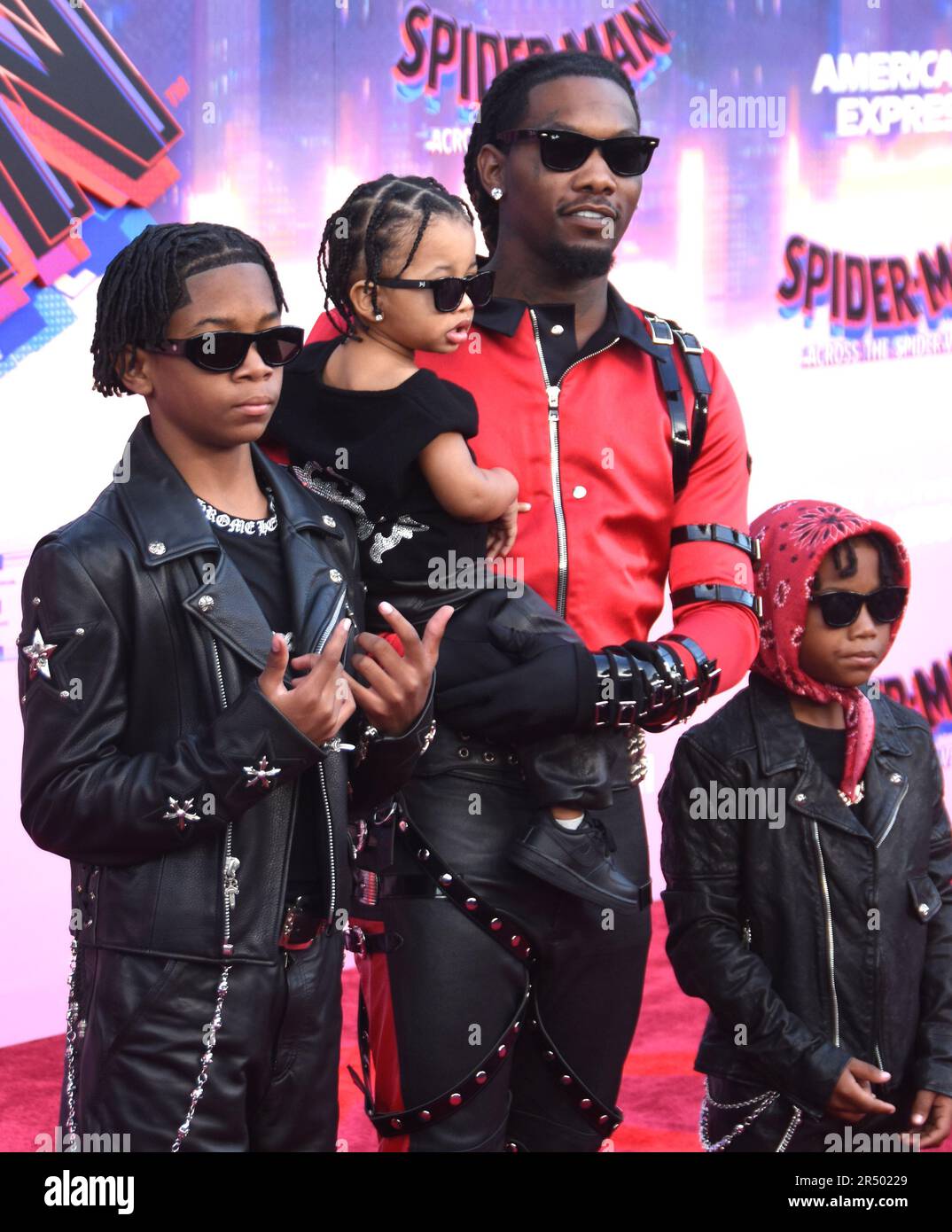 Los Angeles, California, USA 30th May 2023 Rapper Offset and children ...