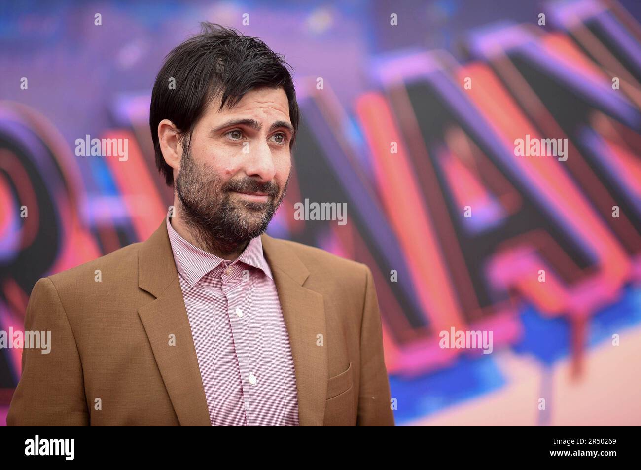 Jason Schwartzman arrives at the world premiere of "Spider-Man: Across ...