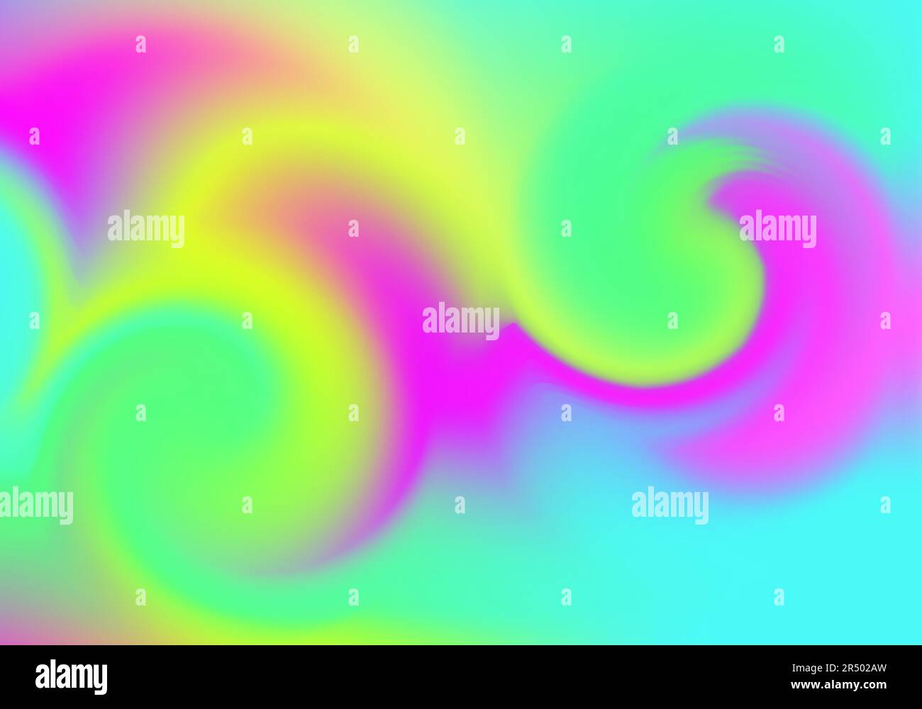 Rainbow neon swirl background. Radial gradient of twisted spiral ...