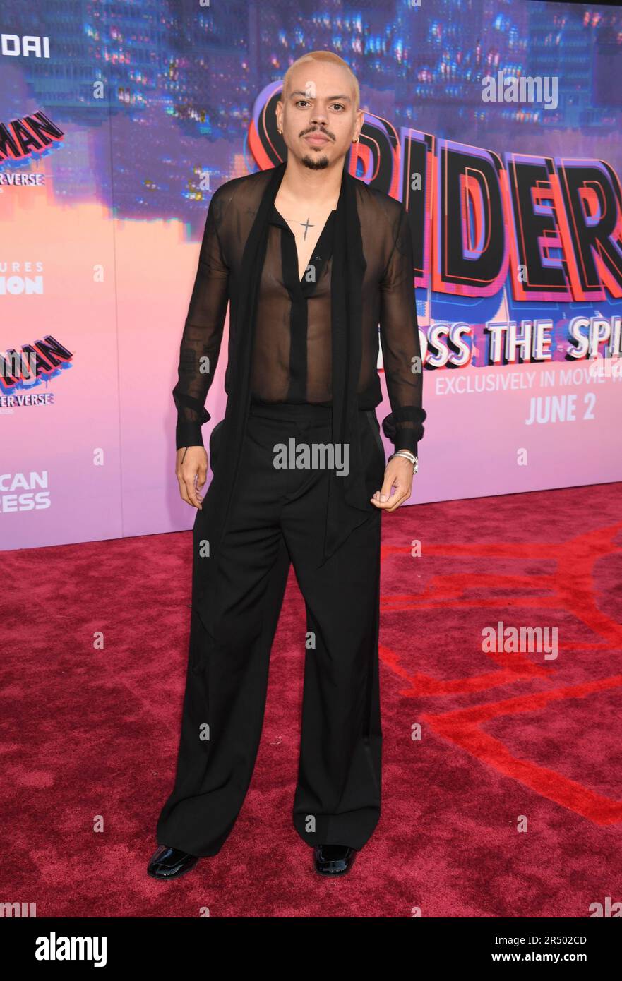Los Angeles, Ca. 30th May, 2023. Evan Ross at Spider-Man Across The ...