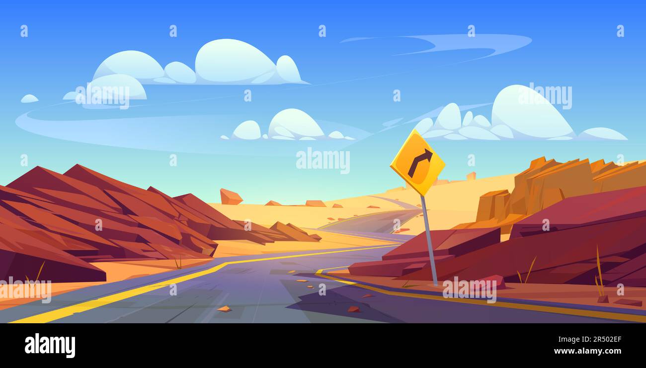 Desert Road Background