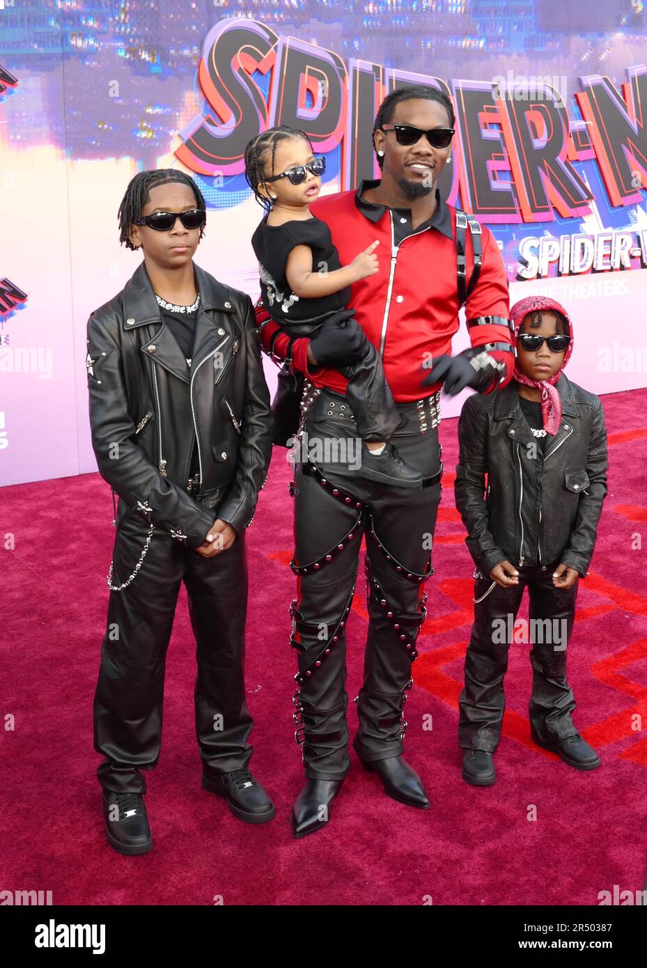 Los Angeles, California, USA 30th May 2023 Rapper Offset and children ...