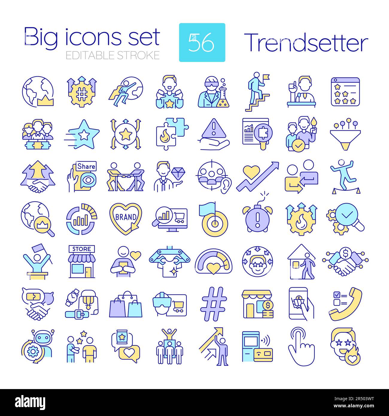 Trendsetter RGB color icons set Stock Vector Image & Art - Alamy Trendsetter RGB color icons set Stock Vector Image & Art - Alamy